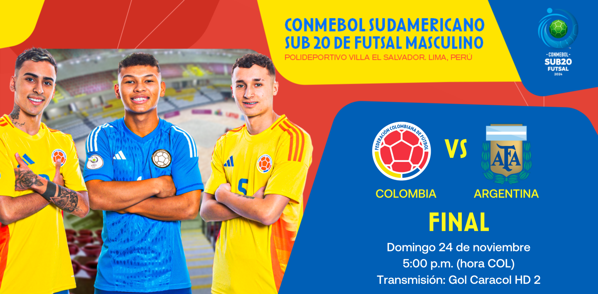 ¡Hoy juega Colombia la Final del CONMEBOL Sudamericano Masculino Sub-20 ...