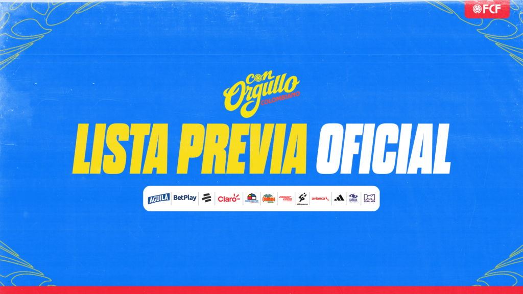 Selección Colombia Masculina de Mayores: Lista previa de Convocados ...